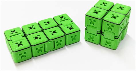 Minecraft Creeper Infinity Cube By Fightthefoo Download Free Stl Model