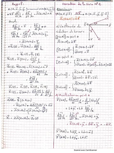 Correction Td 2 Mecanique Du Solide Pdf