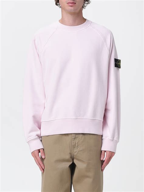Stone Island Sweatshirt Men Pink 6100022s0a20 Gigliocom