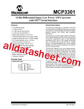 MCP CI P Datasheet PDF Microchip Technology