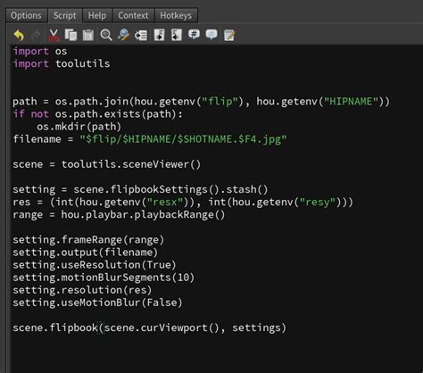 Houdini Flipbook Default Output Location Stack Overflow