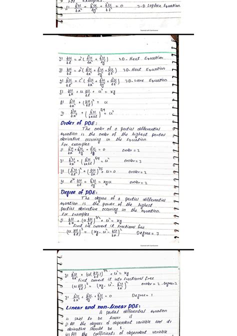 Solution Partial Differentiation Equation Studypool