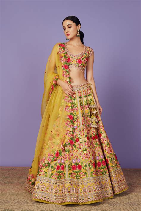 Anushree Reddy Bageecha Lehenga Set Elahe