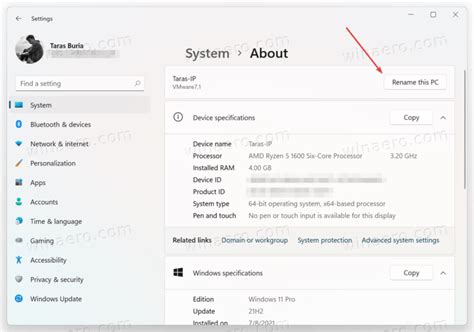 How To Rename Pc In Windows 11