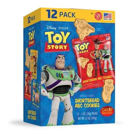 Disney Pixar Toy Story Shortbread Cookies 12 1oz Pks