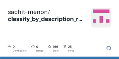 Classify By Description Release Generate Descriptors Py At Master Sachit Menon Classify By