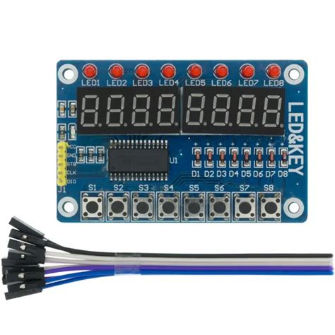 TM Module Key Display For AVR Arduino New Bit Digital LED Tube Bit Lazada PH