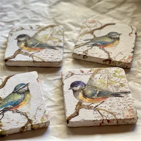 Diy Easy Coaster Project Learn The Basics Of Decoupage Nature Way