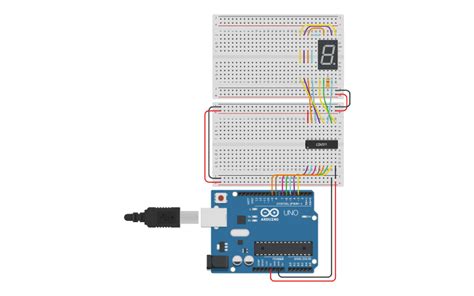 Circuit Design Copy Of Grupo 1 Display Sete Segmentos Tinkercad