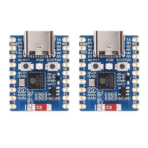 2x esp32 c6 zero development board wifi 6 esp32 mini module dual