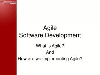 PPT Agile Software Development PowerPoint Presentation Free Download ID 592872