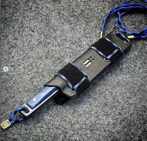 Integrity Implements Yokai D2 Steel Custom Hand Made Neck Worn Hollowgrind Knife Maker