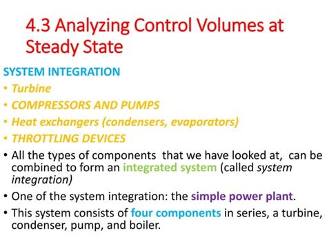 Control Volume Analysis Using Energy Pdf Physics Science
