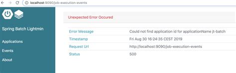 can t view job executions in embedded mode · issue 35 · tuxdevelop