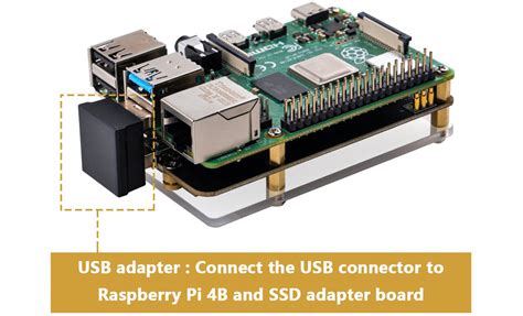 Pi M NVME SSD Adapter Board For Raspberry Pi RobotShop