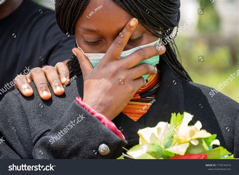 Black Woman Crying Funeral