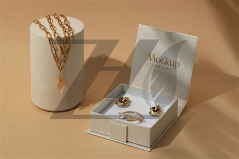 دانلود فایل لایه باز موکاپ جعبه جواهرات دانلود رایگان فایل لایه باز