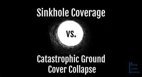 Catastrophic Ground Cover Collapse Vs Sinkhole Coverage Explained