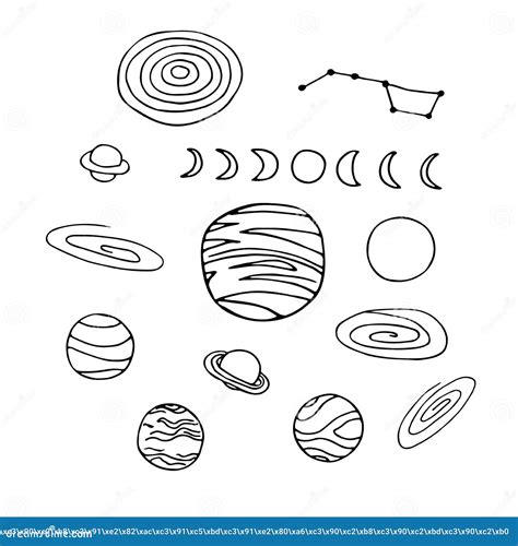 Outline Space Rocket Launch Vector Icon Isolated Black Simple Line Element Illustration From