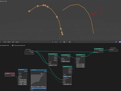 Point Offset Of Curves By Geometry Node Modeling Blender Artists