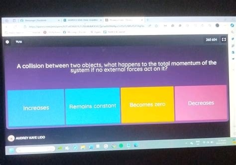 A Collision Between Two Objects What Happens Studyx