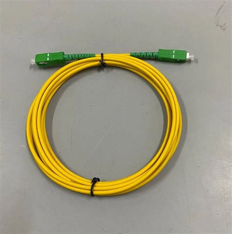 3 Meters SC APC SC APC SM SX Patch Cord Lszh Yellow At Rs 55 In New Delhi