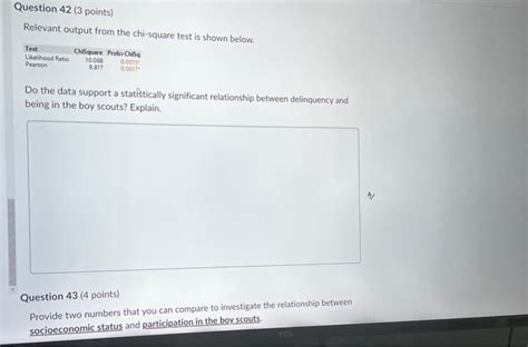 Solved The Data Below Show Data On 530 Boys The Response