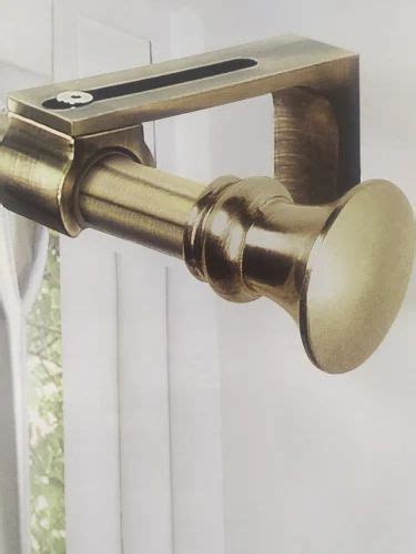 Brass Silver Egyptian Curtain Brackets Shape Round Sizedimension