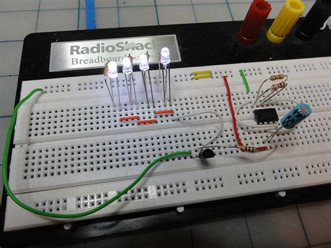 Transistor Breadboard Switch Soft Latch Switch Circuit Diagram