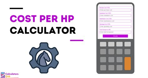 Cost Per Hp Calculator