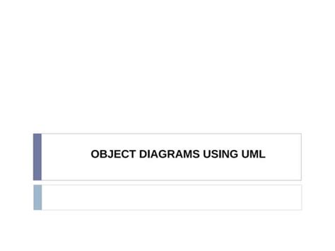 Ooad Object Diagram Ppt