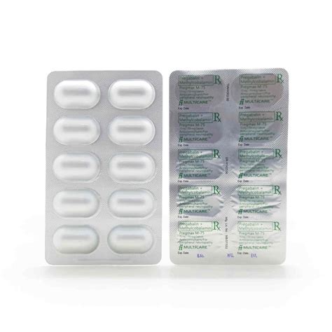 Pregmax M 75 Pregabalin Methylcobalamin 75mg 750mcg Capsule