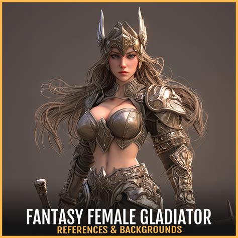 Artstation 505 Fantasy Female Gladiator