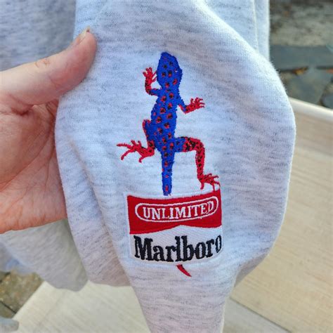 Vintage Marlboro Unlimited Sweatshirt With Lizard On Depop