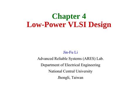 PDF Chapter Low Power VLSI Design DOKUMEN TIPS