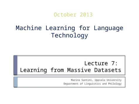 Pptx Lecture 7 Learning From Massive Datasets Dokumentips