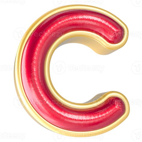 Font C 3d Render 42069194 Png