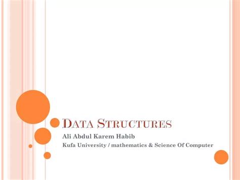 PPT Data Structures PowerPoint Presentation Free Download ID 4724796