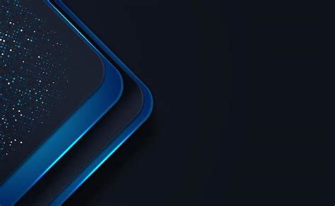 Abstract Shiny Dark Blue Shape Overlap Background Technology 3316181