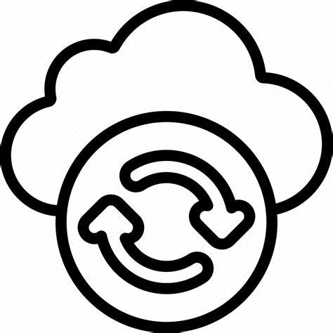 Cloud Sync Cloudcomputing Syncing Synced Icon Download On Iconfinder