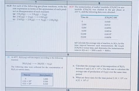 [solved] Please Do 7 9 25 At 40c H2o2 Aq Will Decomp