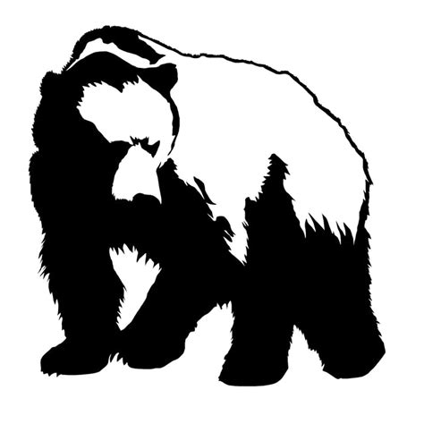 Grizzly Bear Car Decal Vinyl Brown Bear Hunting Sticker 1408