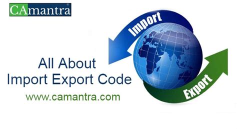 All About Import Export Code AVS ASSOCIATES