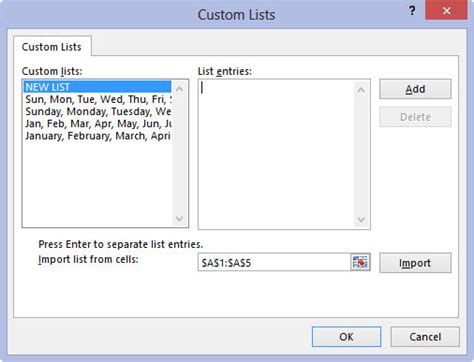 How To Create Custom Autofill Lists In Excel 2013 Dummies
