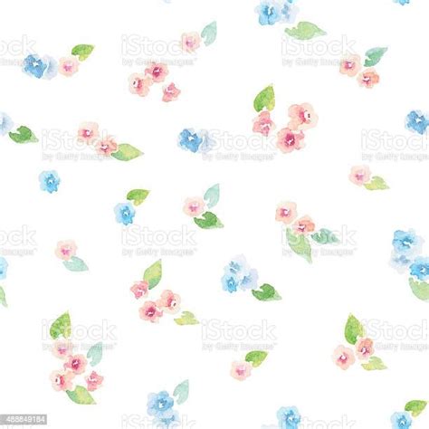 워터컬러 플로럴 패턴 0명에 대한 스톡 벡터 아트 및 기타 이미지 0명 2015년 계절 Istock