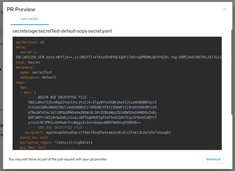 Manage Secrets Ui Weave Gitops