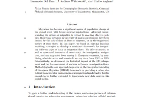 modeling international migration flows by integrating multiple data
