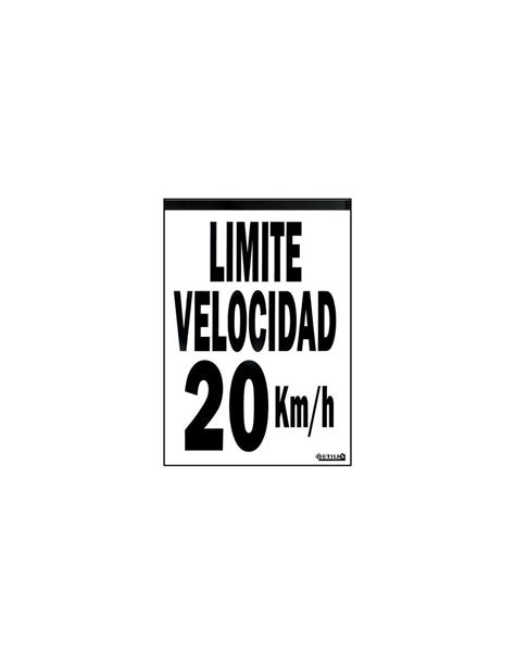 Speed Limit Sign 20kmh 30x40cm