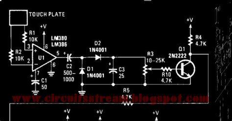 Electronic Touch Switch Wiring Diagram Schematic DIY