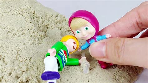 بازی با عروسک بازی با اسباب بازی ماشا و میشا